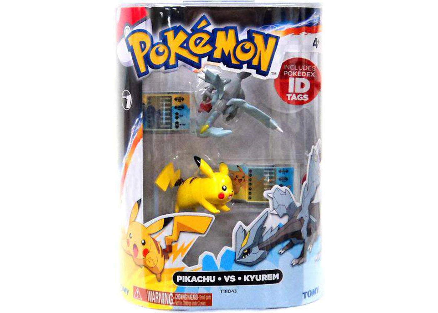 Tomy Pokemon Basic Pikachu vs. Kyurem Figure (Set of 2) – Side Kicks