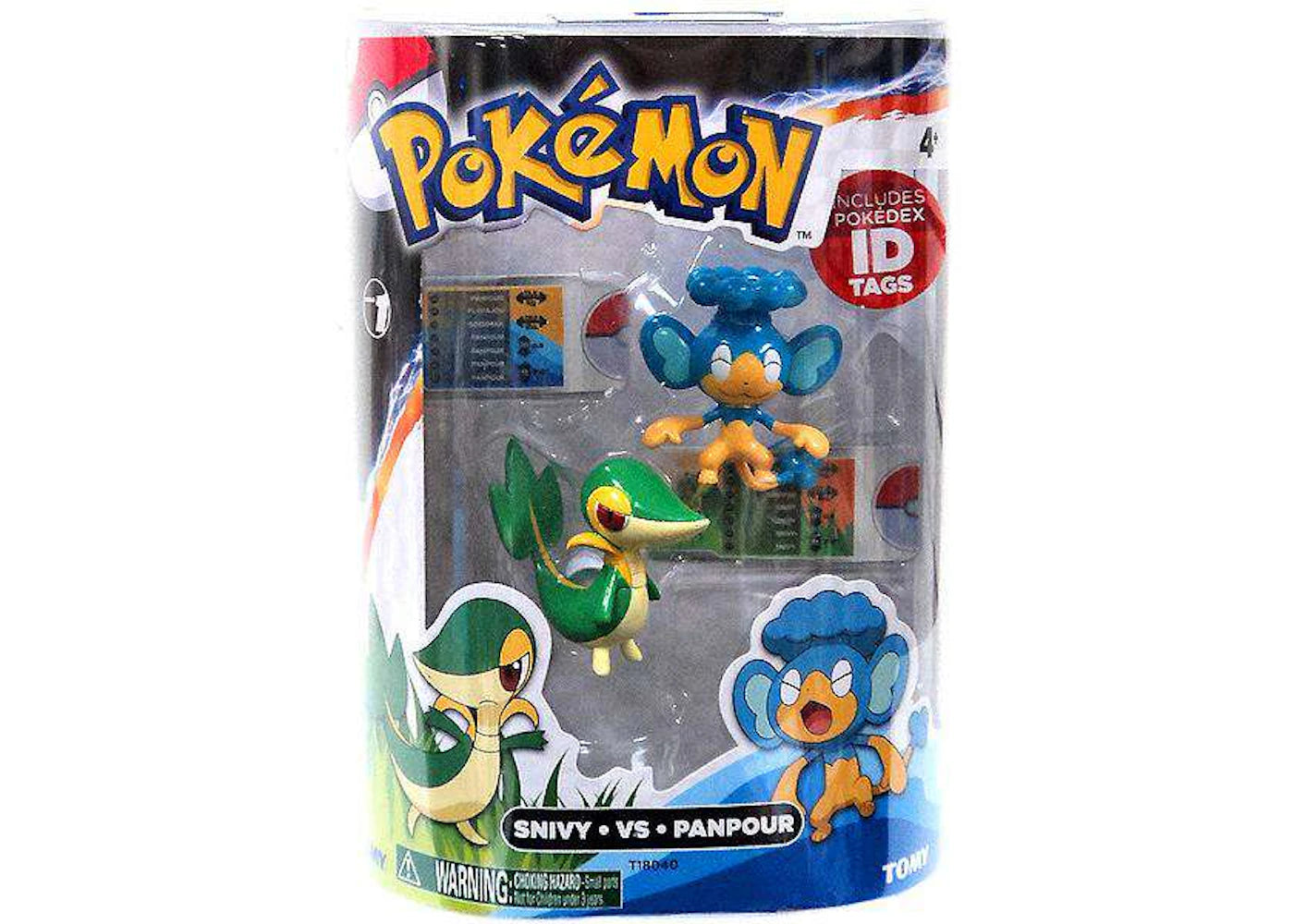 Tomy Pokemon Basic Snivy & Panpour Figure (Set of 2) – Side Kicks