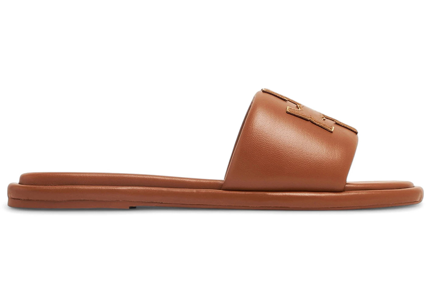 Tory Burch Double T Sport Slide Sandal Bourbon Miele Gold (Women's ...