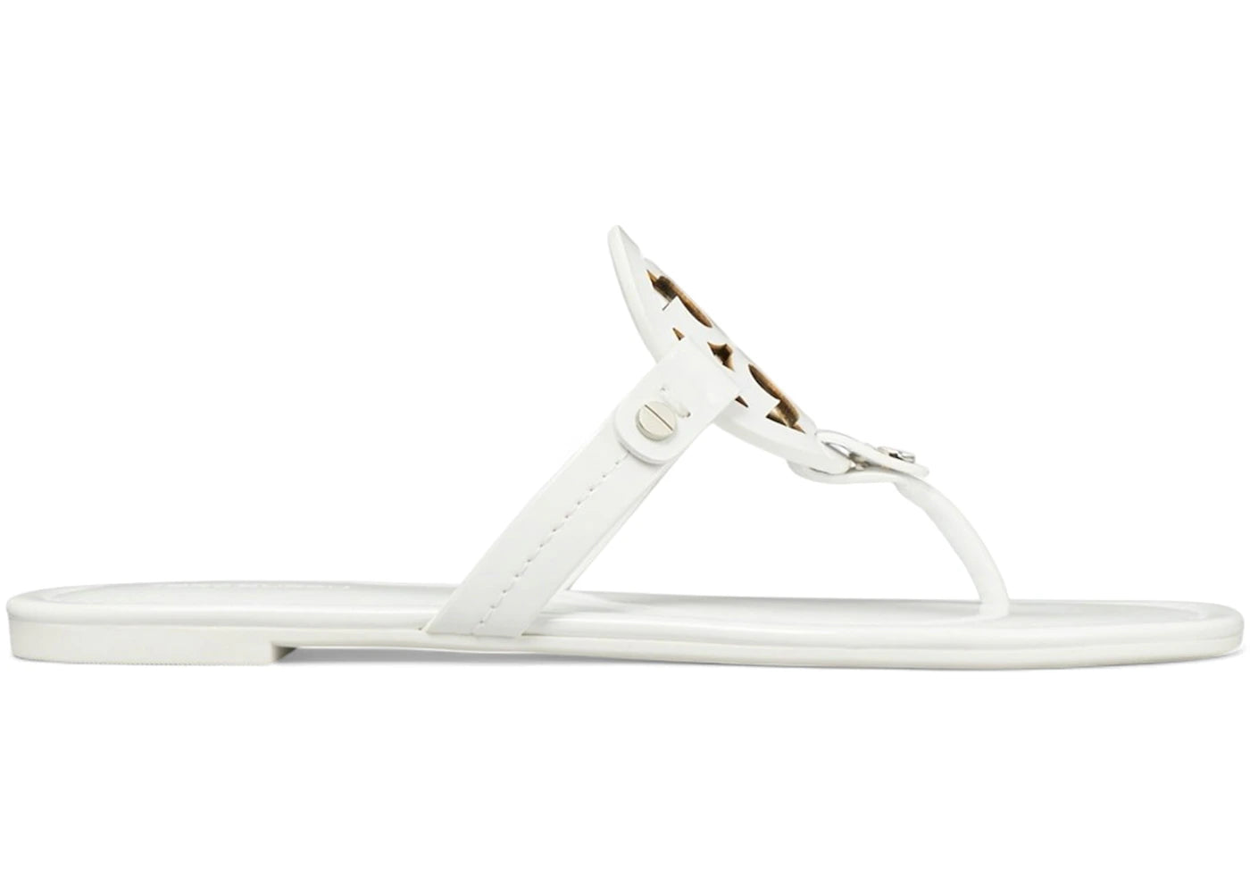 Tory Burch Miller Thong Sandals Optic White (Women's) – Side Kicks