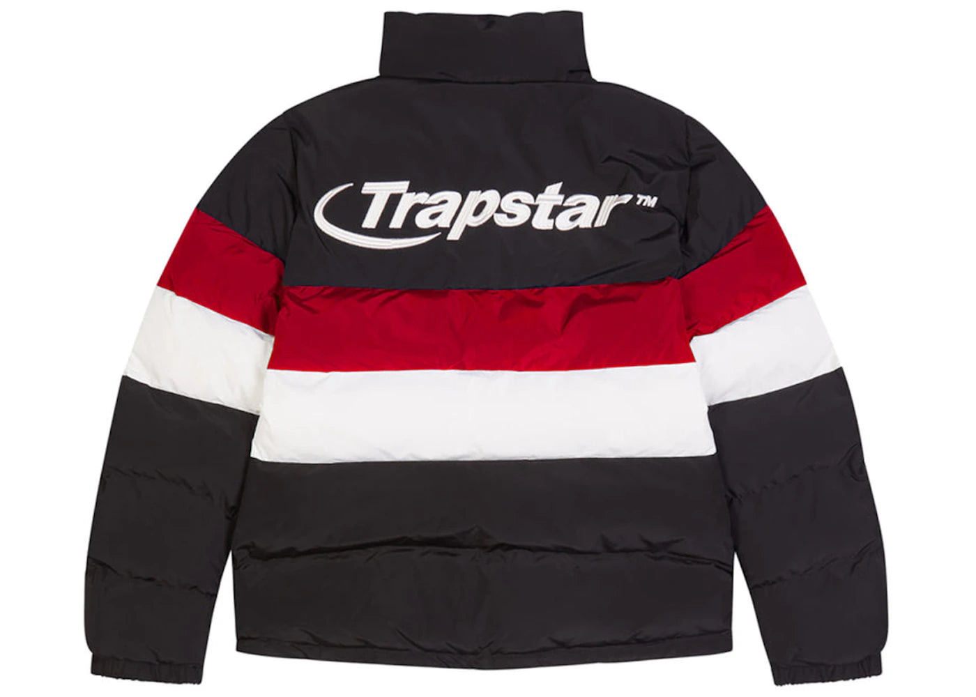 Trapstar Hyperdrive Puffer Jacket Black/Red/White – Side Kicks