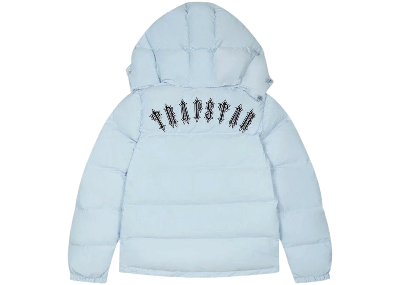 Trapstar Irongate Detachable Hooded Puffer Jacket Ice Blue – Side Kicks