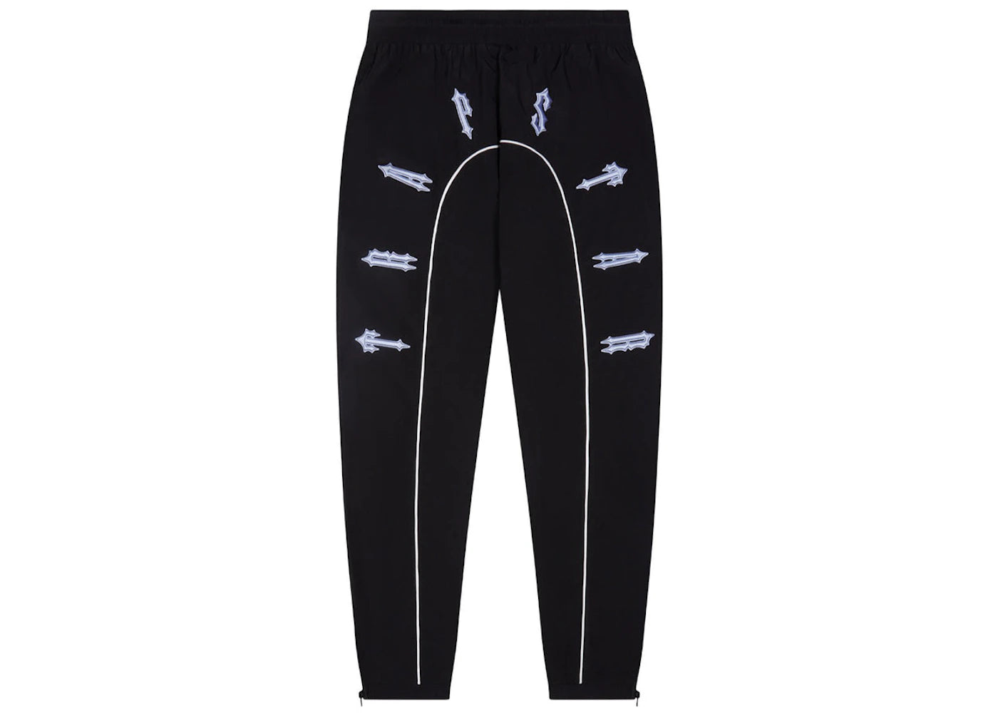 Trapstar Irongate Shell Track Bottoms 2 Black/Cashmere Blue – Side Kicks
