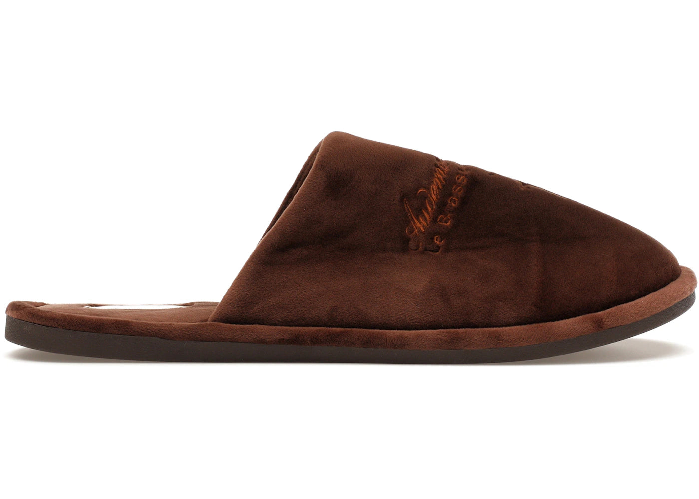 Travis Scott CJ x Audemars Piguet House Slippers Brown Velvet – Side Kicks