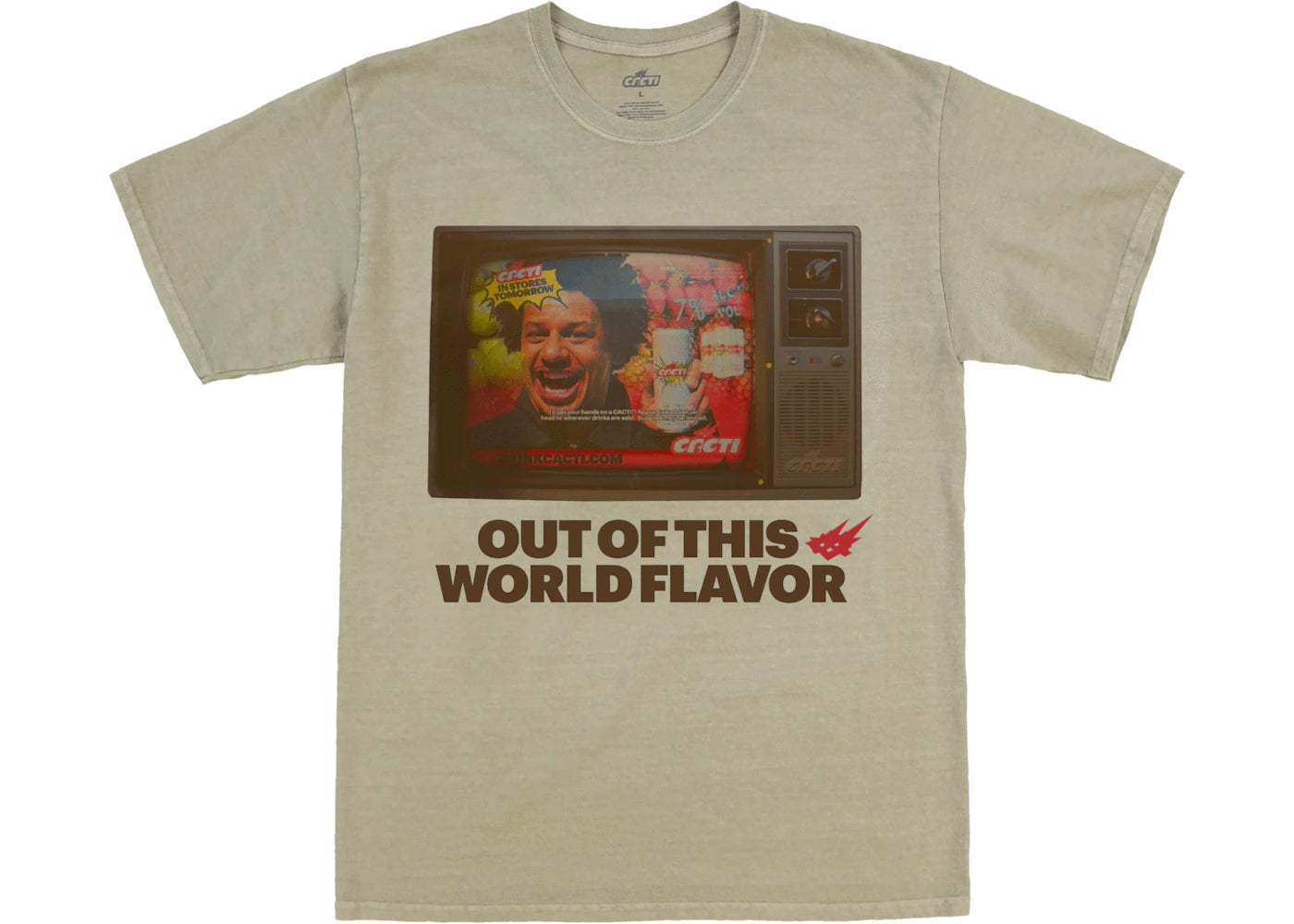 Travis Scott Cacti Commercial Tee Olive – Side Kicks