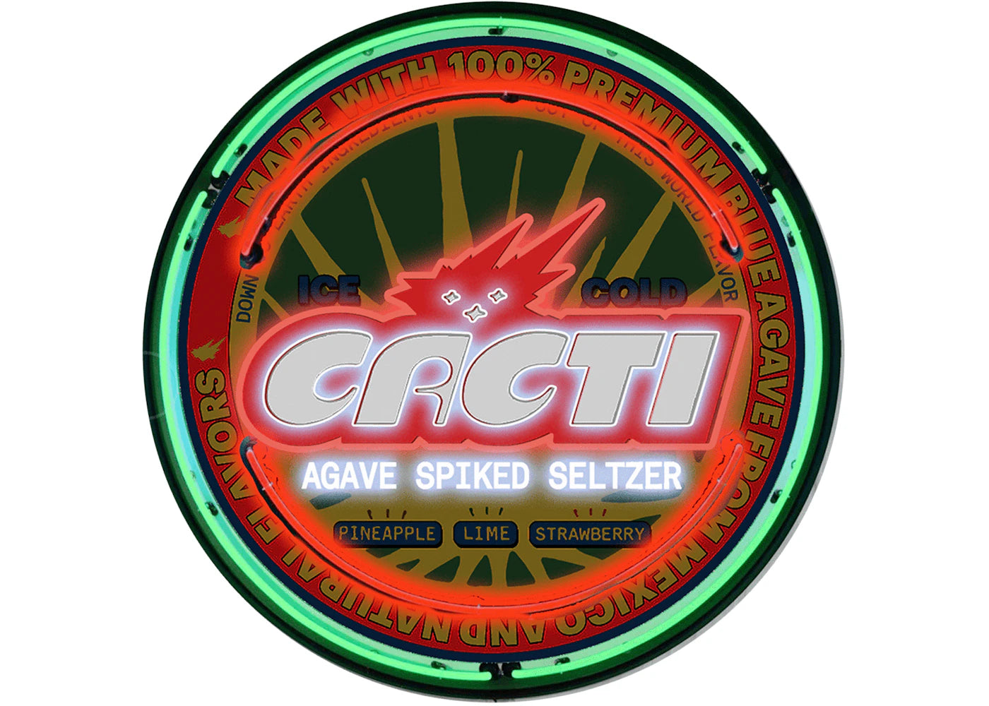 Travis Scott Cacti Seal Neon Sign – Side Kicks