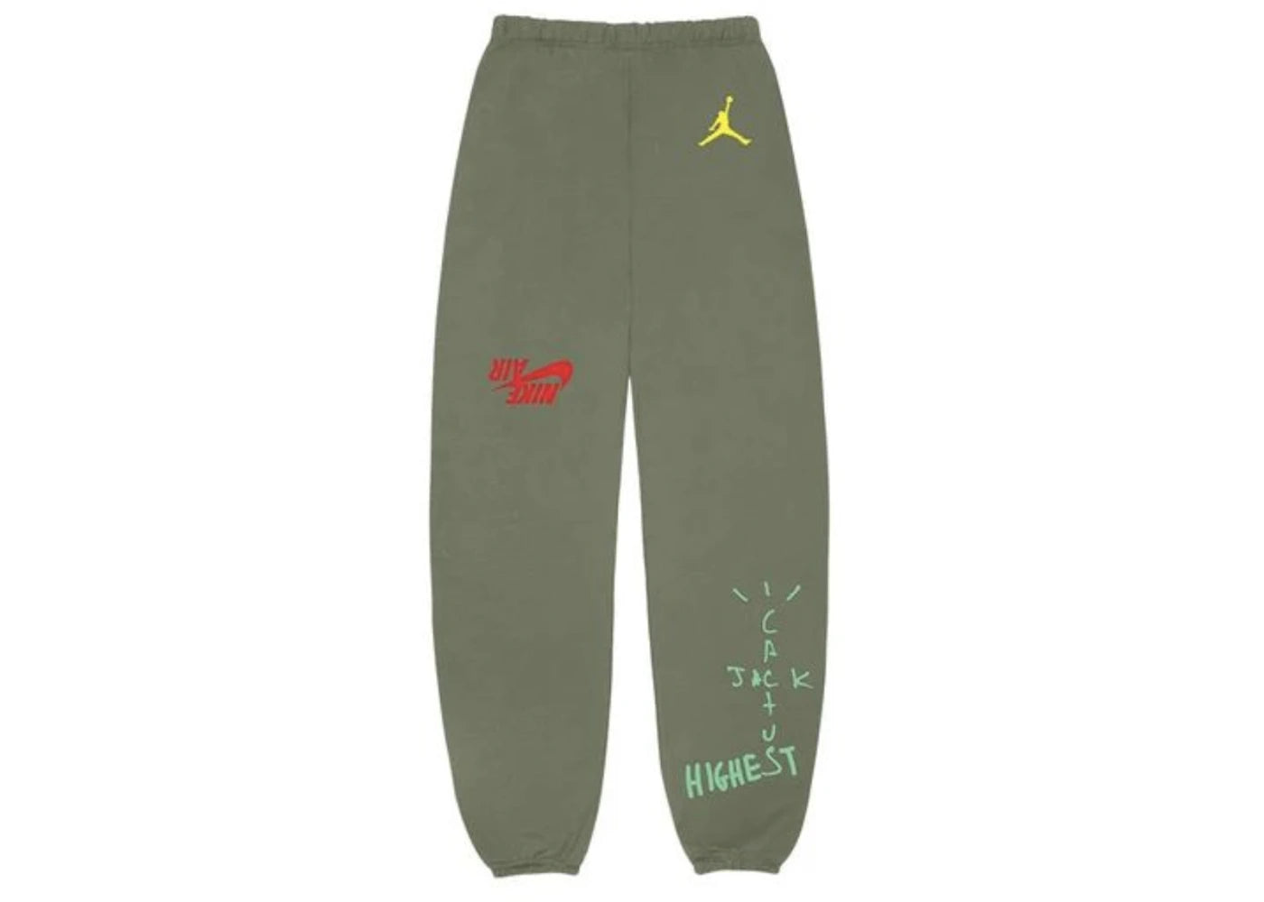 Travis Scott Jordan Cactus Jack Highest Sweatpant Olive – Side Kicks