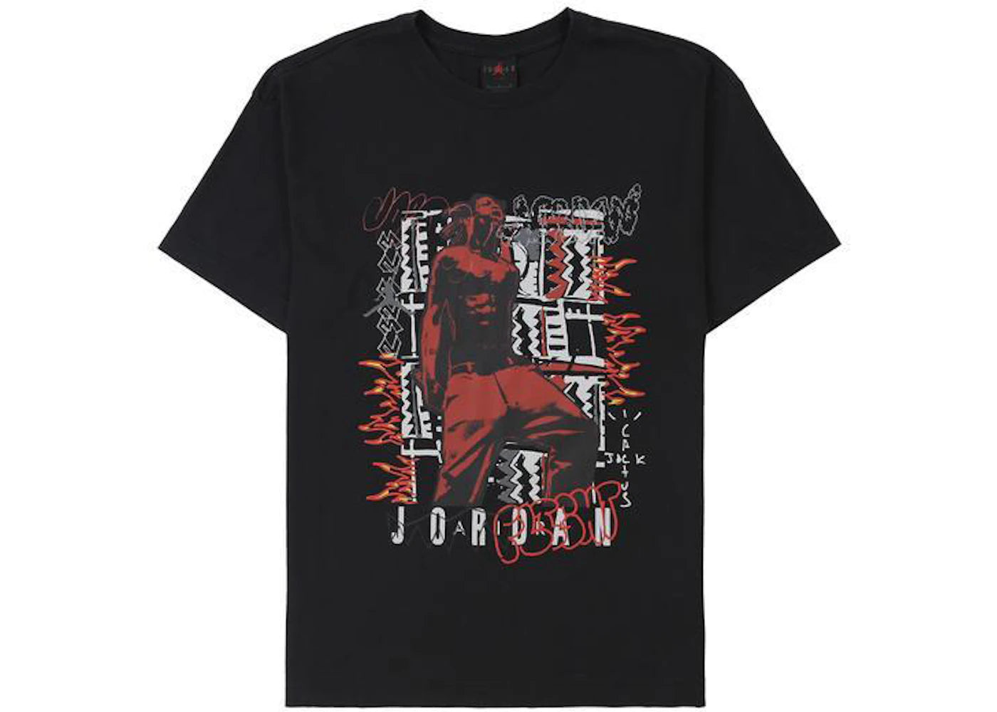 Travis Scott MJ 2 Tee Black – Side Kicks