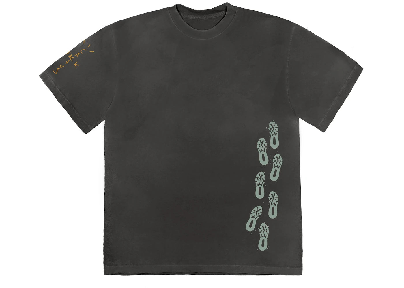 Travis Scott Path T-shirt Washed Black – Side Kicks