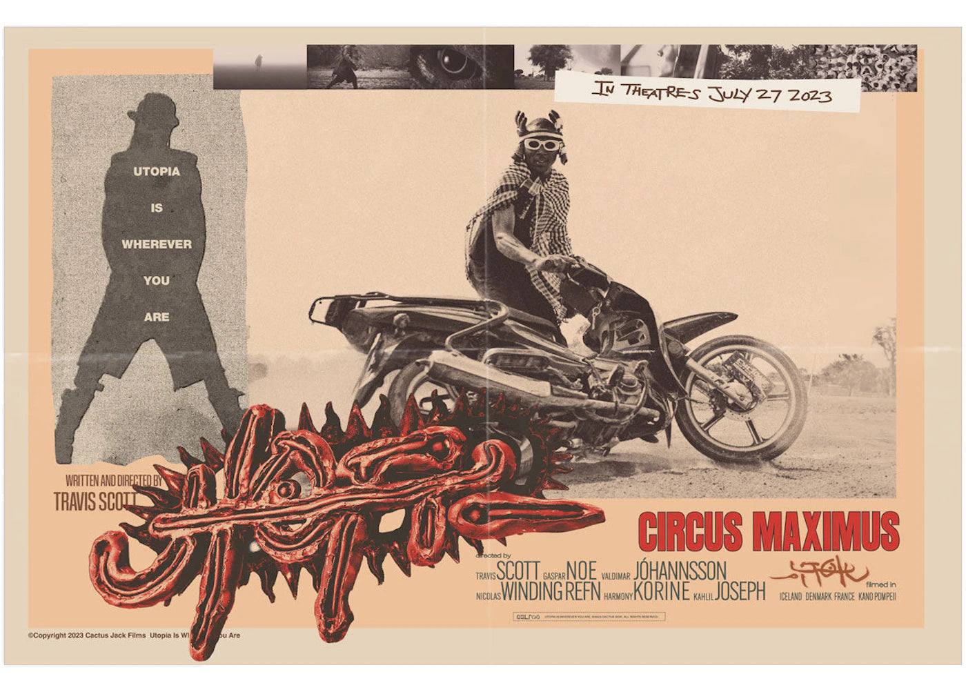 Travis Scott Utopia Circus Maximus Poster I – Side Kicks