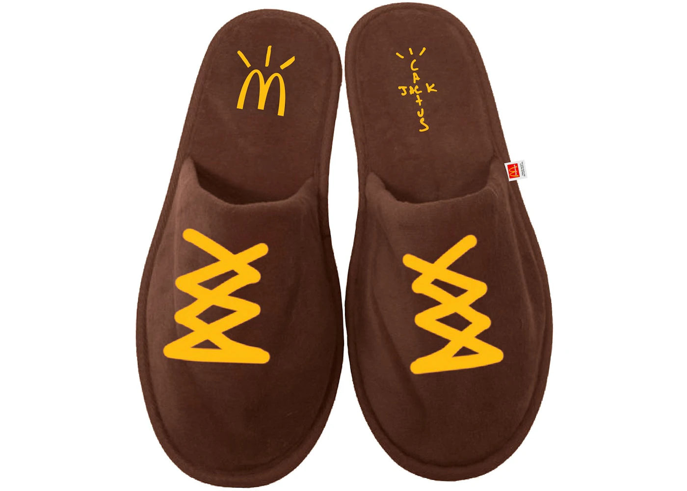 Travis Scott x McDonald's Cj House Slippers Brown – Side Kicks