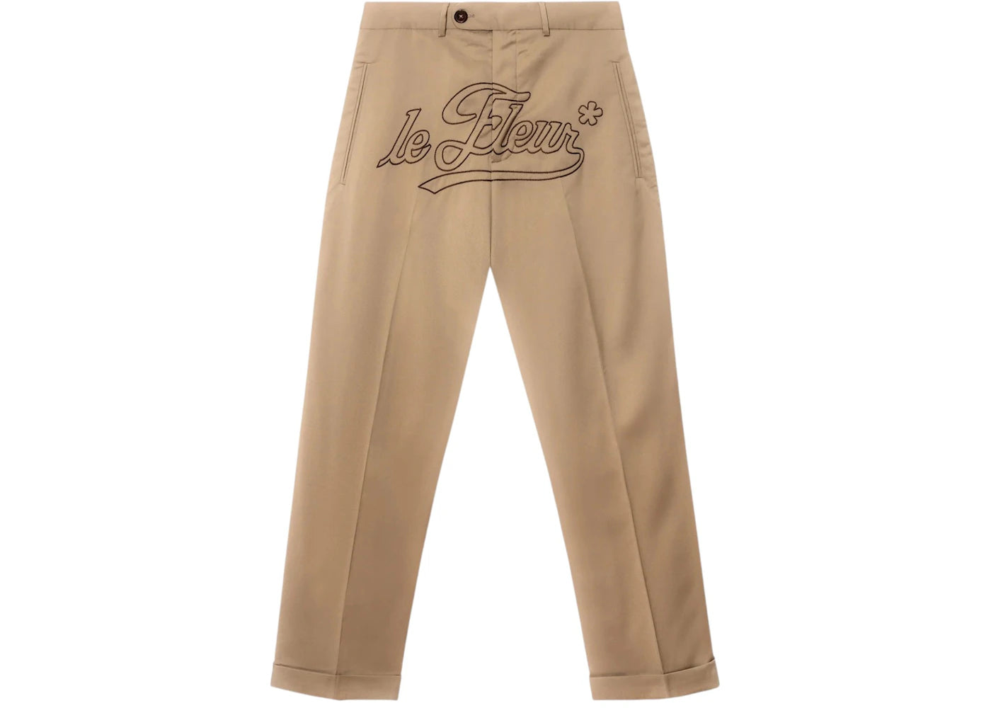 Tyler, The Creator Cursive Crotch Trousers Brown – Side Kicks