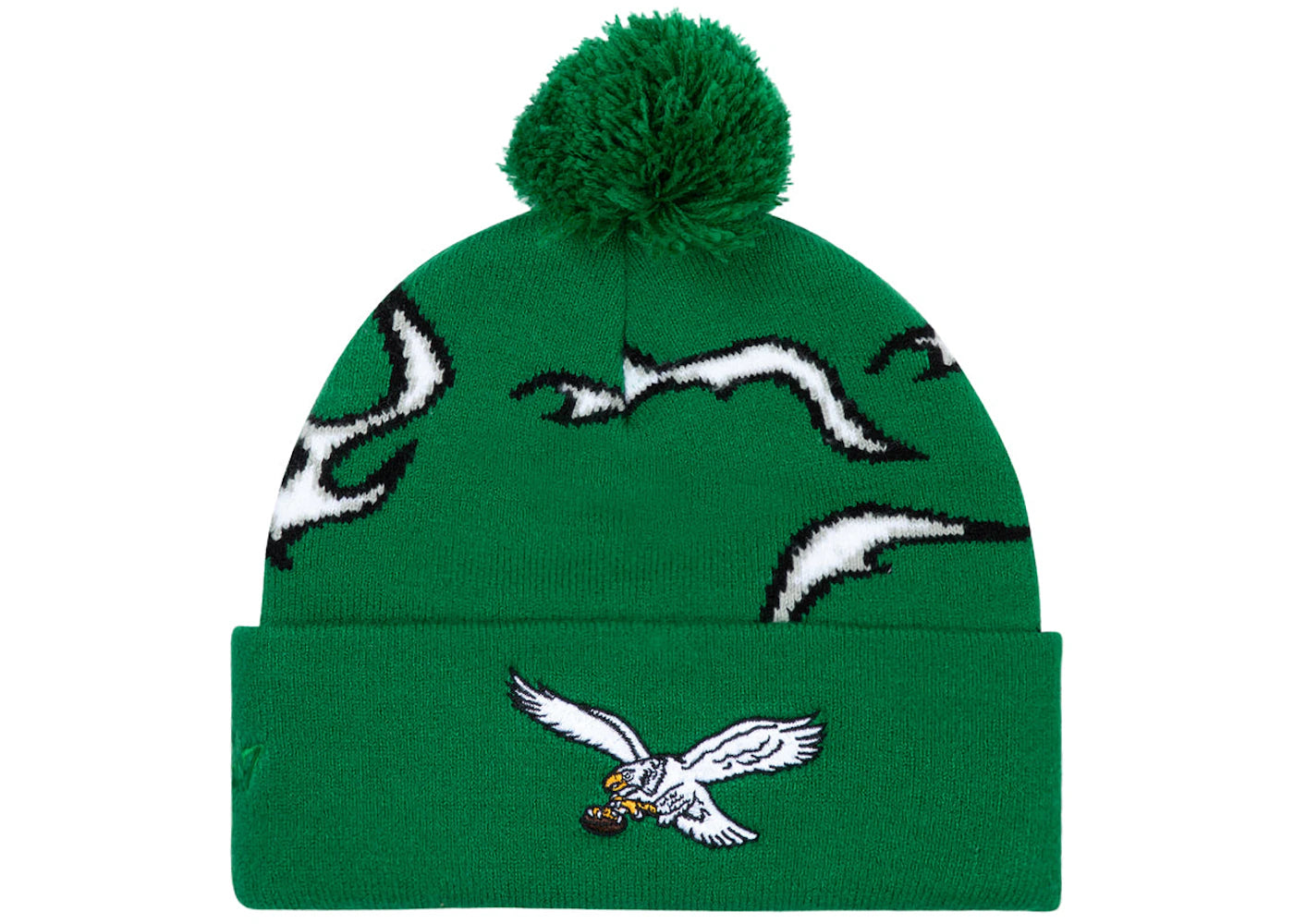 Tyler, The Creator Golf Wang x NFL Eagles Flame Beanie Green – Side Kicks