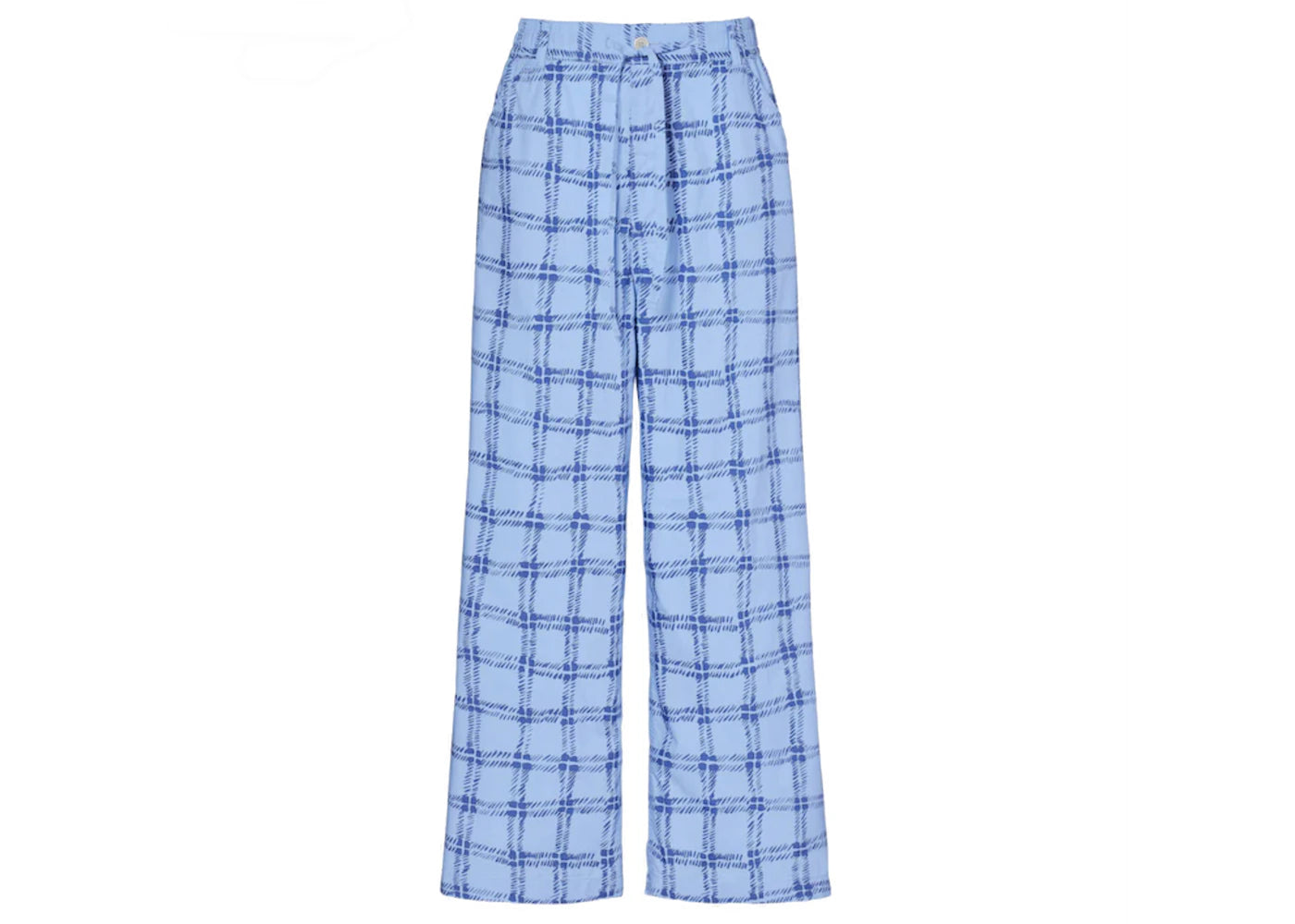 Uniqlo x MARNI Easy Wide Fit Check Pants (Asia Sizing) Blue – Side Kicks