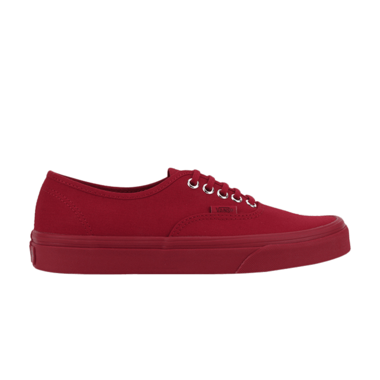 Vans Authentic Primary Mono Red – Side Kicks