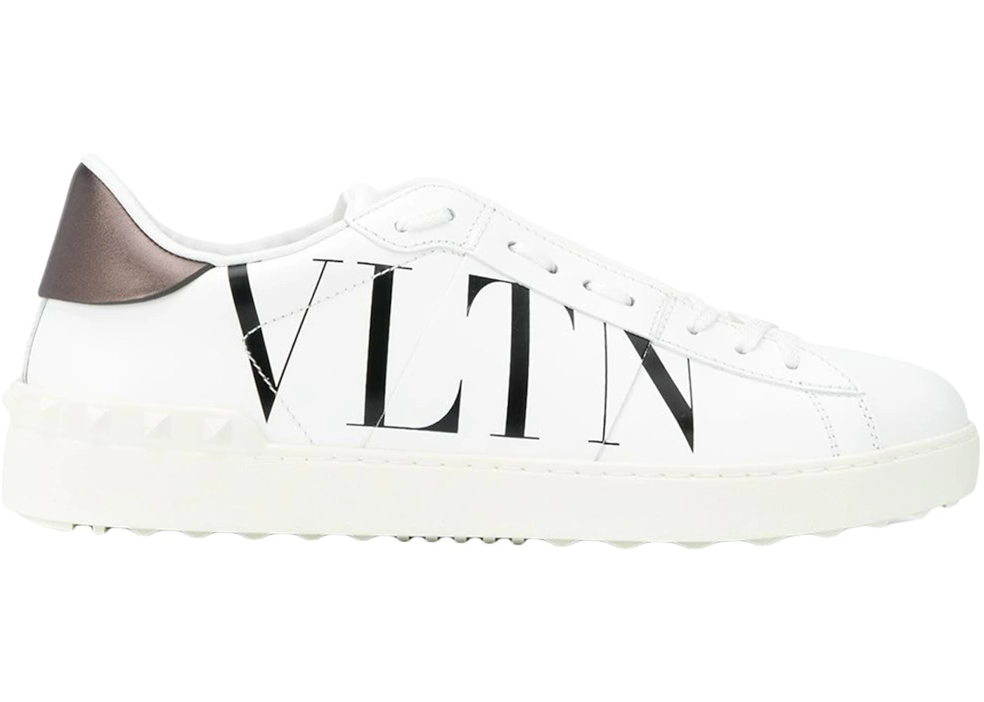 Valentino Garavani Open VLTN Logo White Black Bronze – Side Kicks