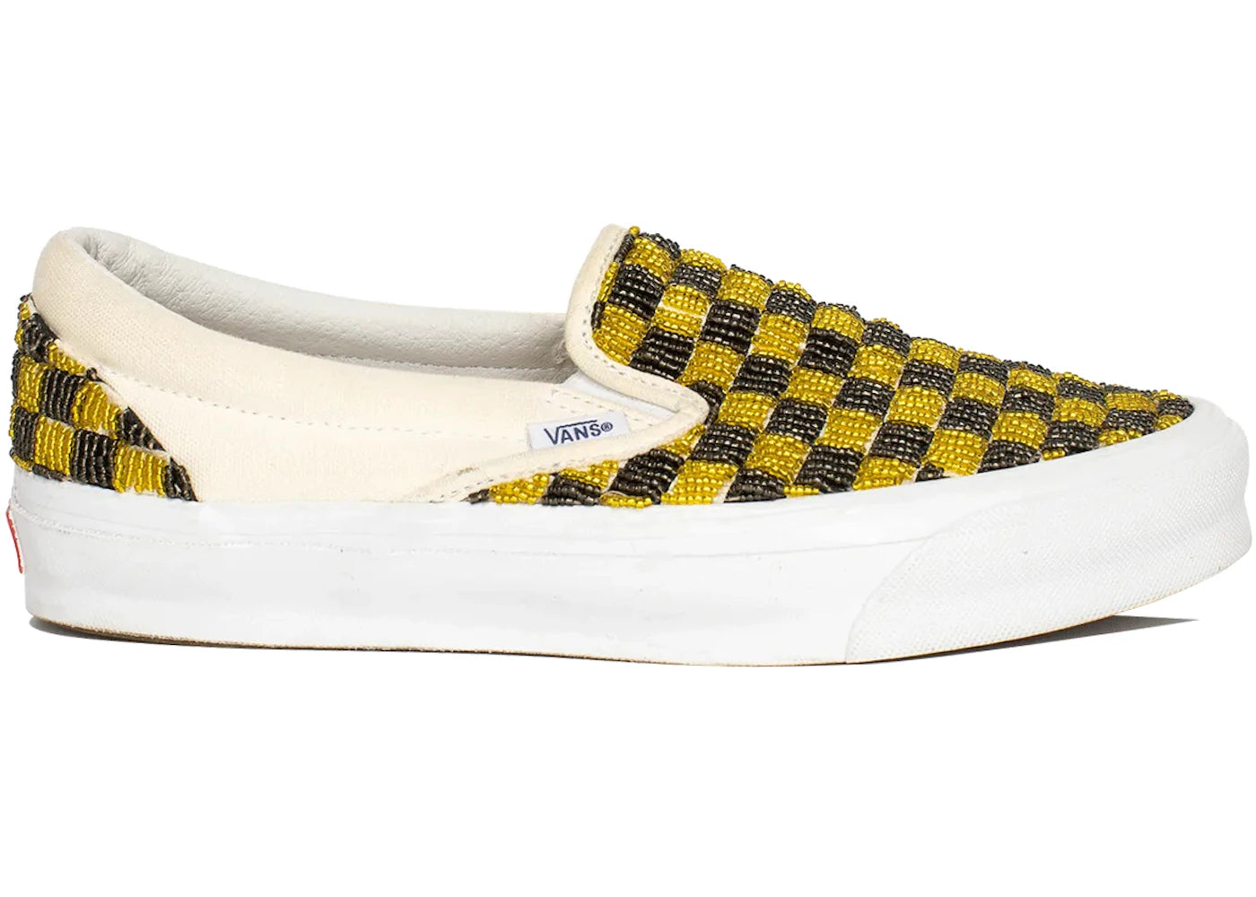 Vans Classic Slip-On LX One Block Down Caution – Side Kicks