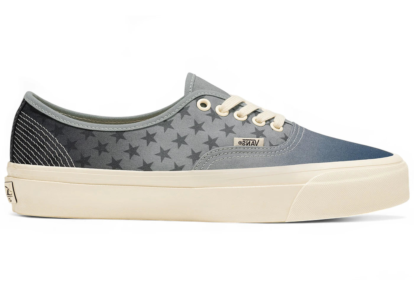 Vans Premium Authentic Echoes Puritan Grey Stars – Side Kicks