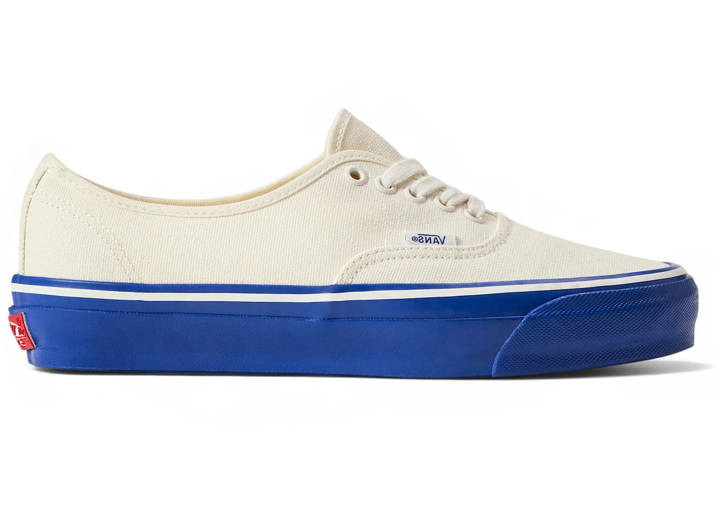 Vans Premium Authentic White Blue Midsole – Side Kicks