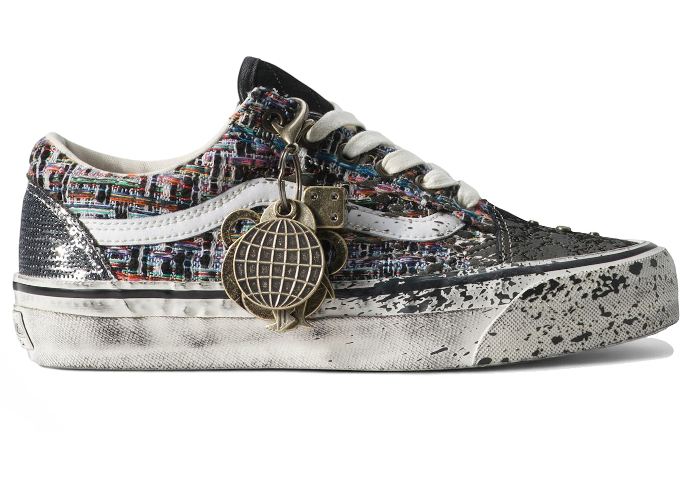 Vans Premium Old Skool Charms Black Grey – Side Kicks