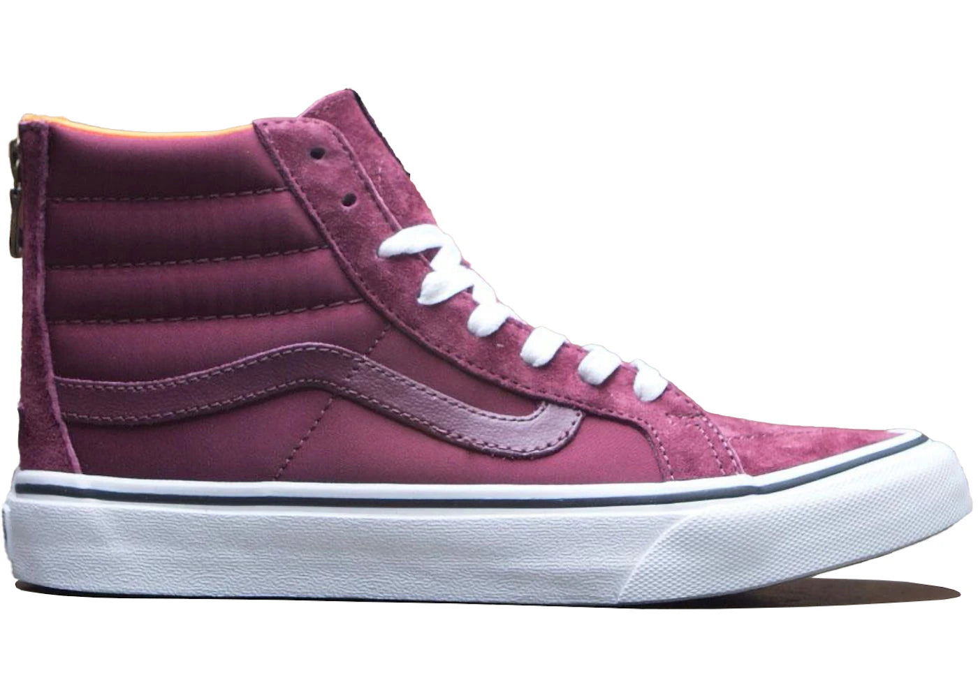 Vans SK8-Hi Slim Zip Boom Boom Burgundy – Side Kicks