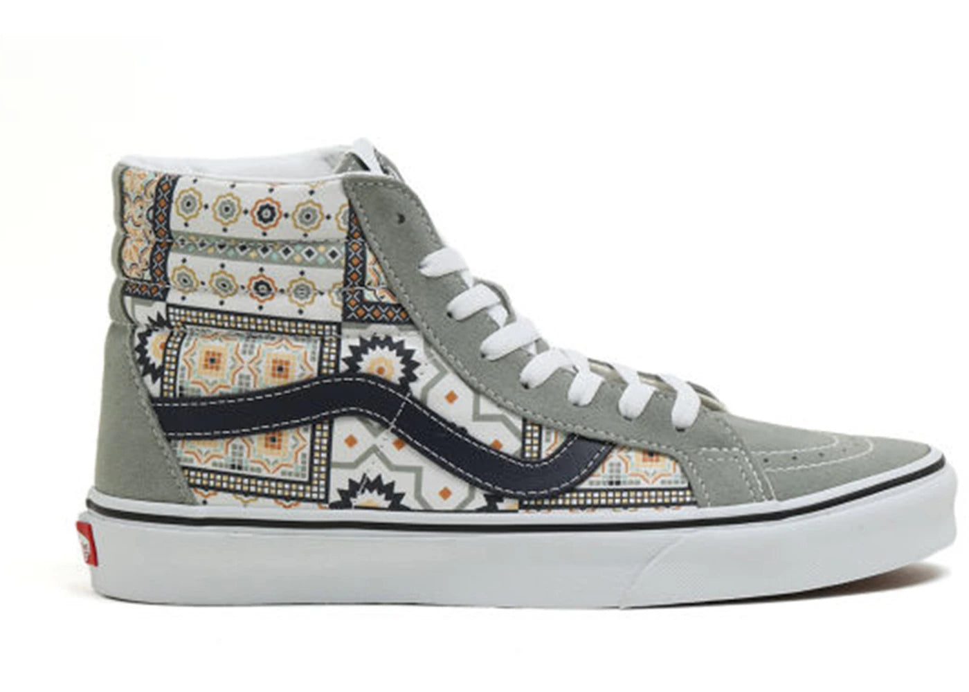 Vans Sk8-Hi Reissue Morocccan Tile Dark Khaki – Side Kicks
