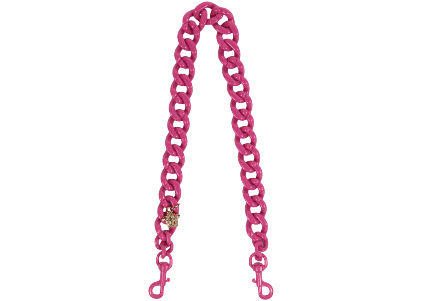 Versace Chain-Link Shoulder Strap Pink – Side Kicks