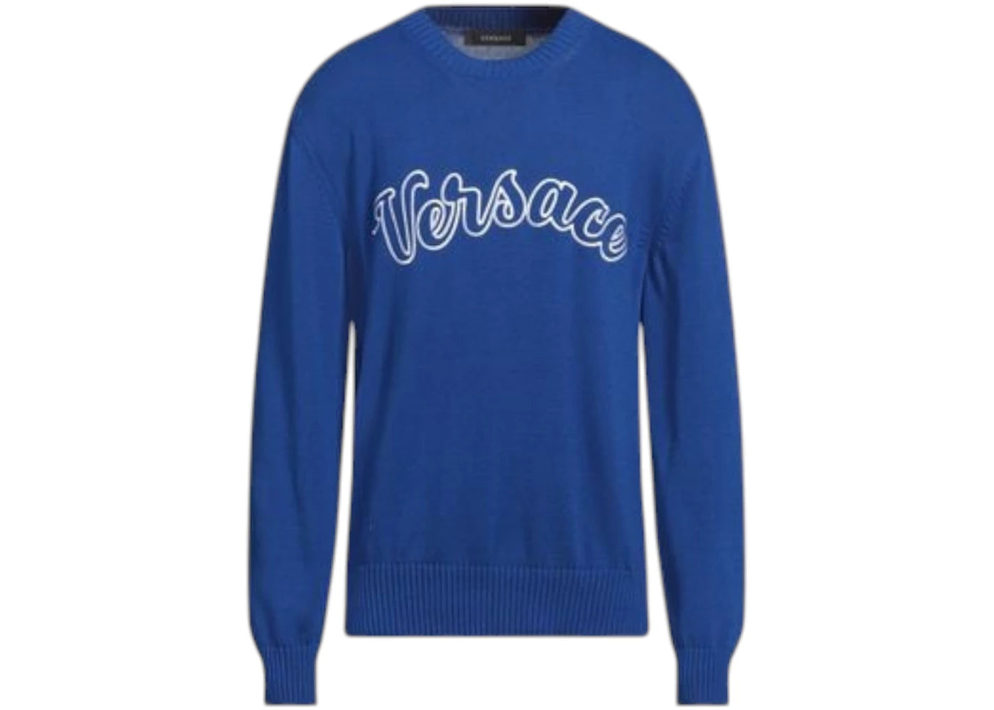 Versace Knit Sweater Blue/White – Side Kicks