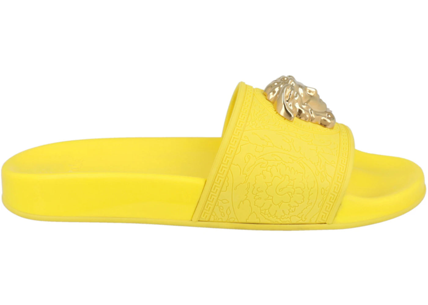 Versace Pool Slides Yellow (Women's) – Side Kicks