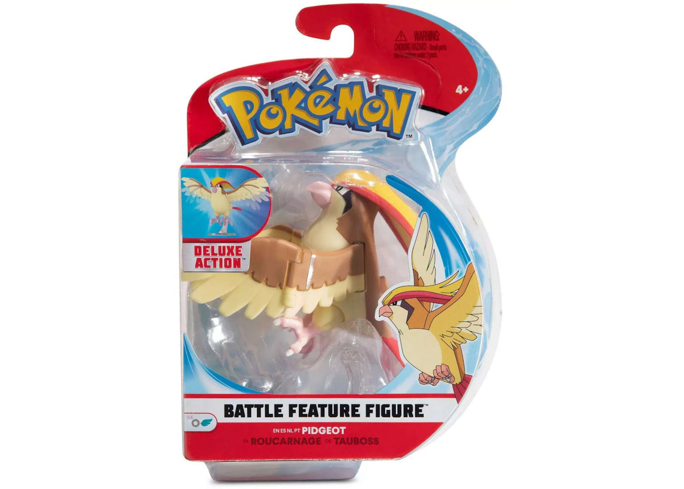 Wicked Cool Toys Pokemon Battle Feature Pidgeot Action Figure – Side Kicks