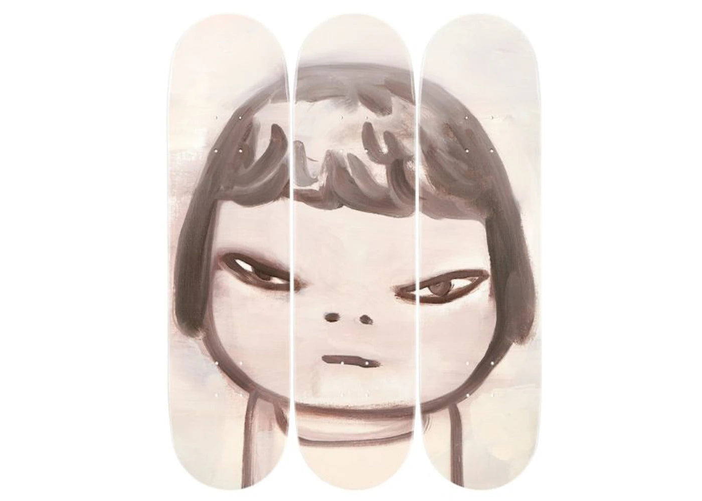 The Skateroom Yoshitomo Nara - Alone in the Wind Skate Deck (Set of 3 ...