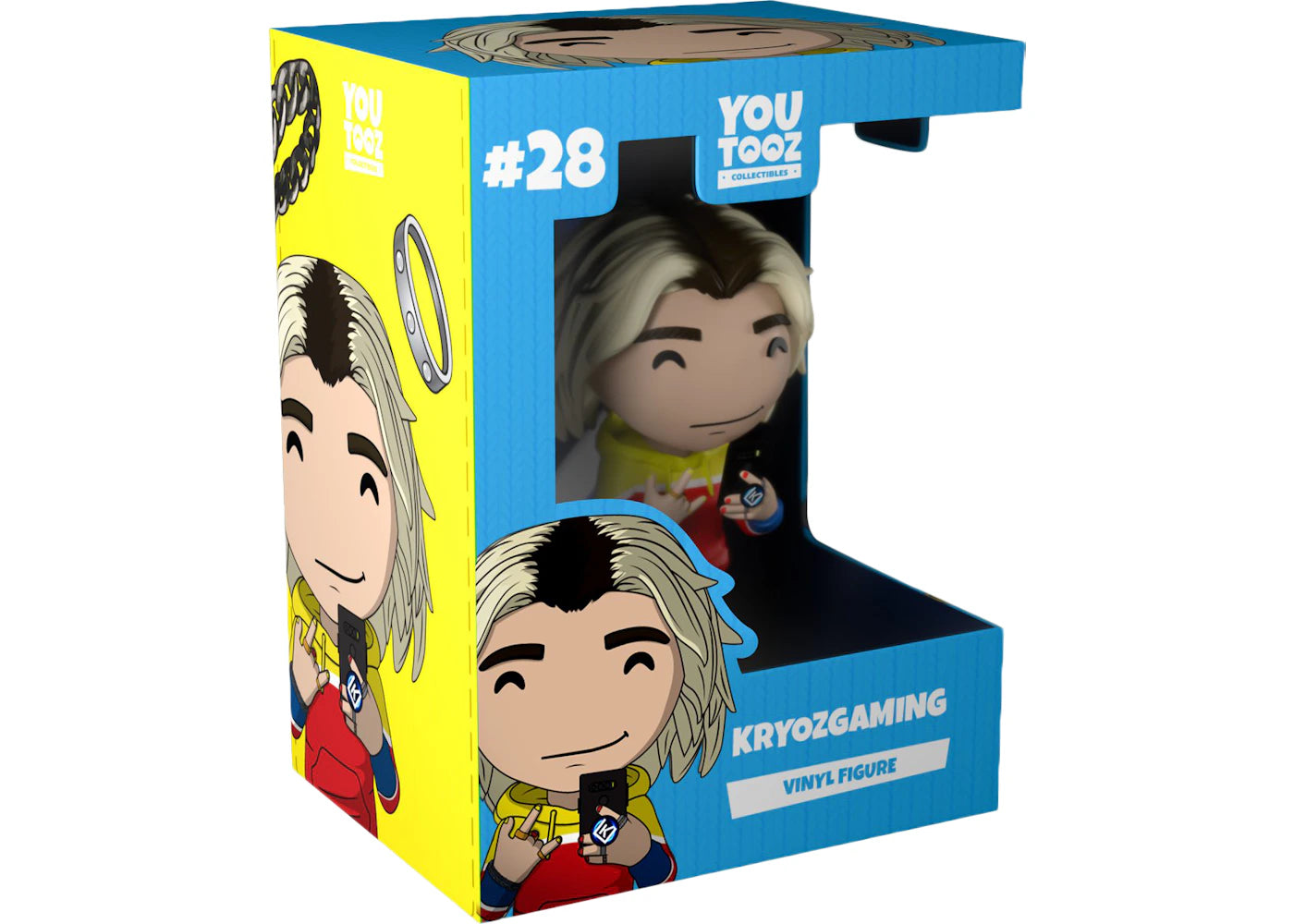 Youtooz Kyroz Vinyl Figure RED/YELLOW/BLUE – Side Kicks
