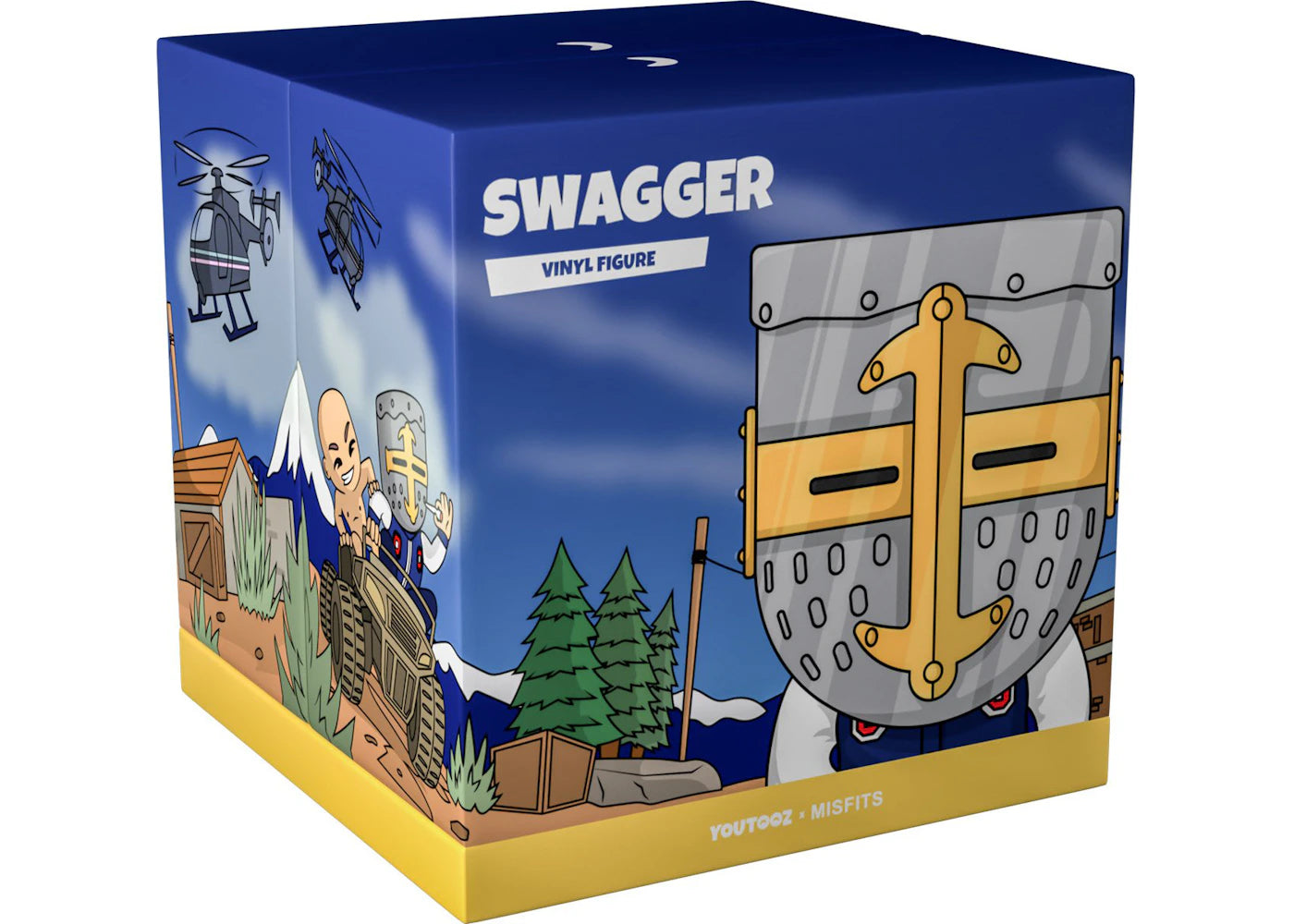 Youtooz Swagger 1ft Vinyl Figure YEET BLUE/MEDIEVAL GREY – Side Kicks