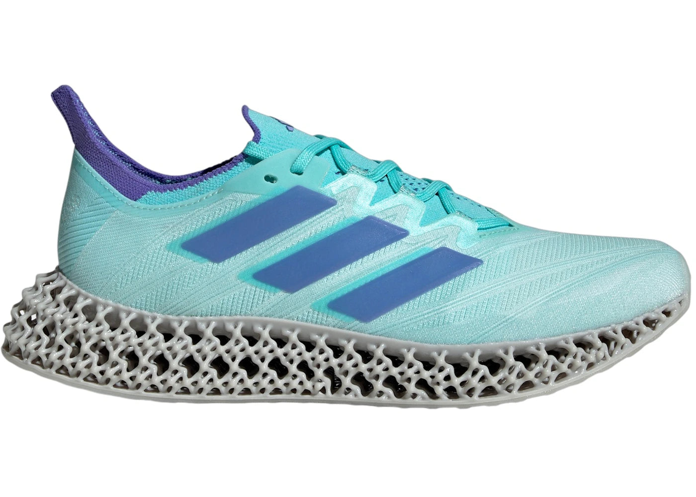 adidas 4DFWD 4 Semi Flash Aqua Cobalt Blue Flash Aqua (Women's) – Side ...
