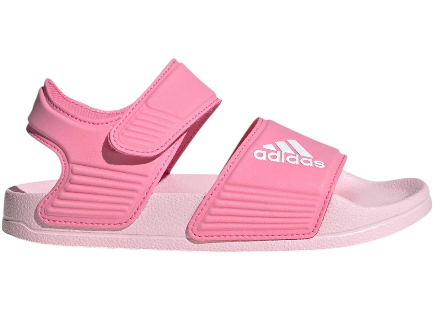 adidas Adilette Sandals Bliss Pink Cloud White Clear Pink (GS) – Side Kicks