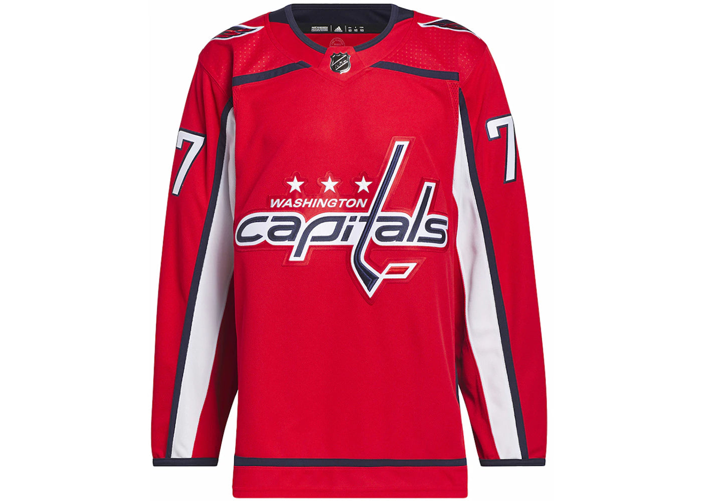 adidas Capitals Oshie Home Authentic Jersey Red – Side Kicks