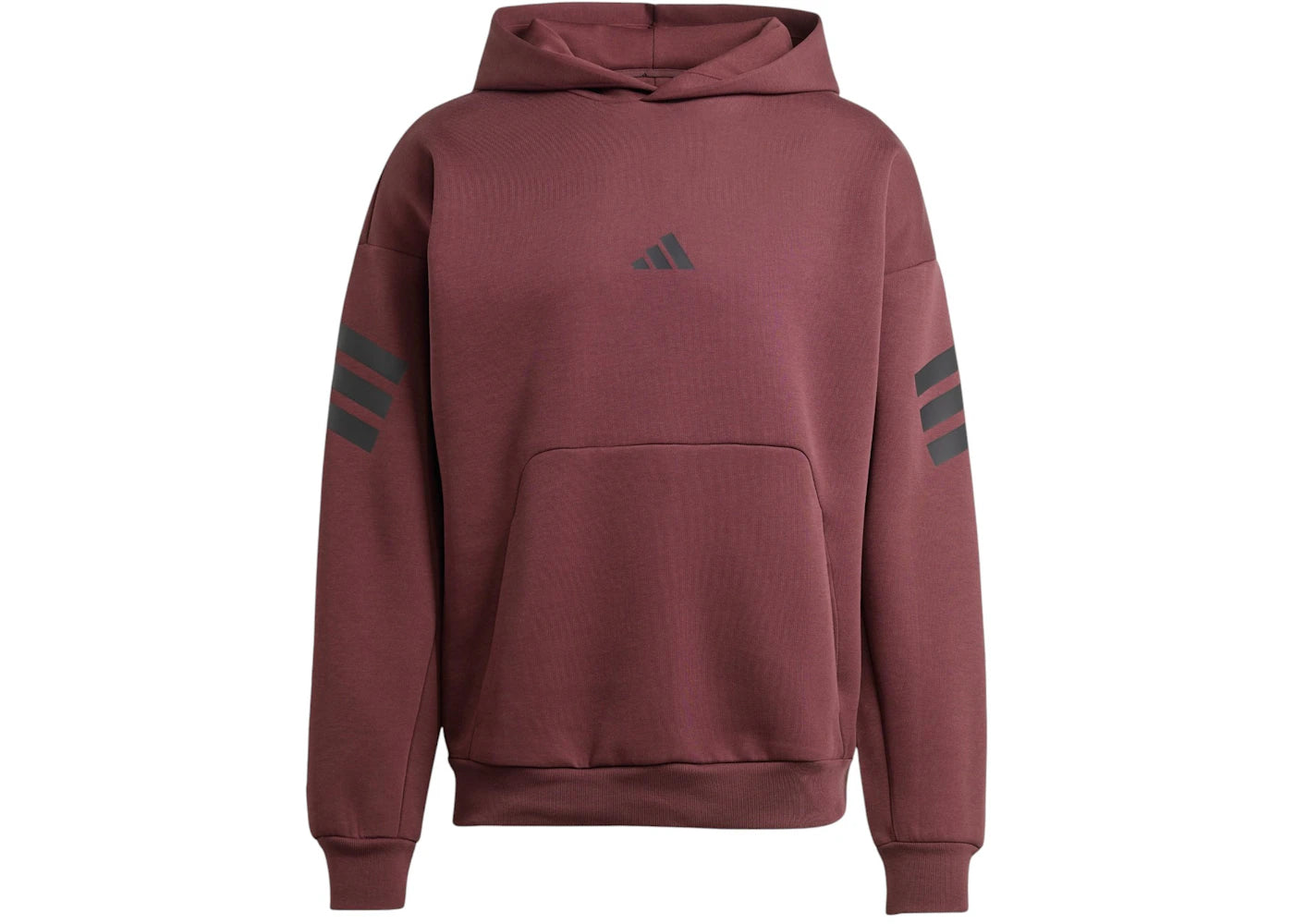 adidas Future Icons 3-Stripes Hoodie Aurora Ruby/Brown – Side Kicks