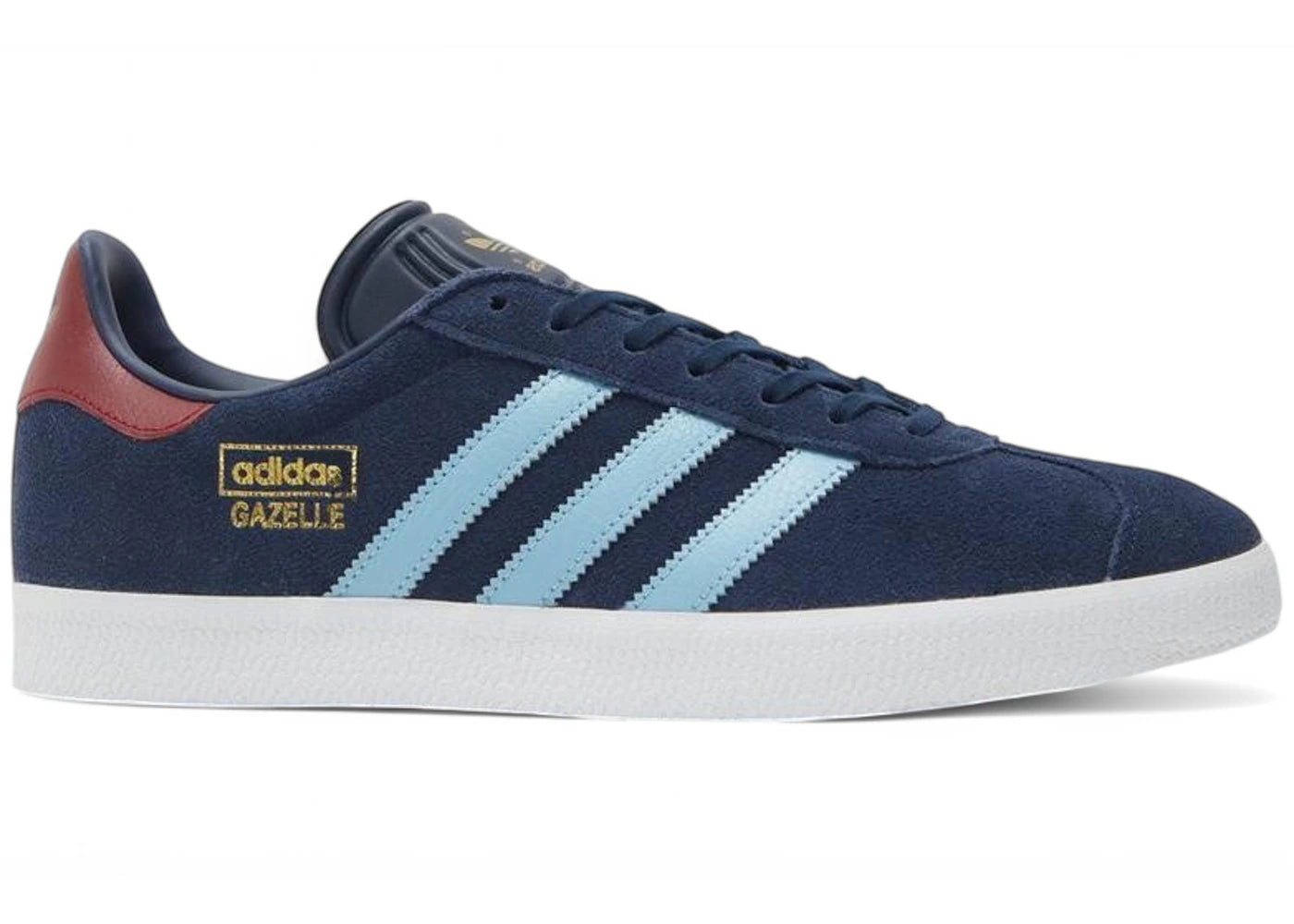 adidas Gazelle Collegiate Navy Clear Blue Burgundy – Side Kicks