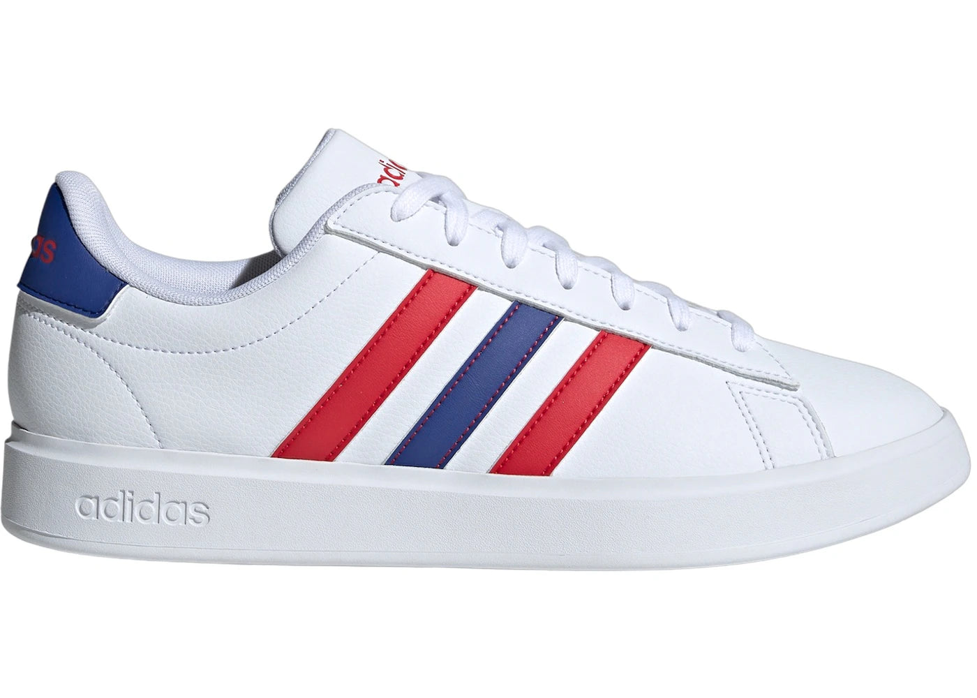 adidas Grand Court 2.0 Cloud White Semi Lucid Blue Better Scarlet ...