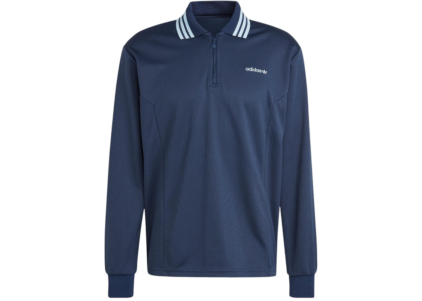 adidas Half Zip Polo Shirt Night Indigo – Side Kicks