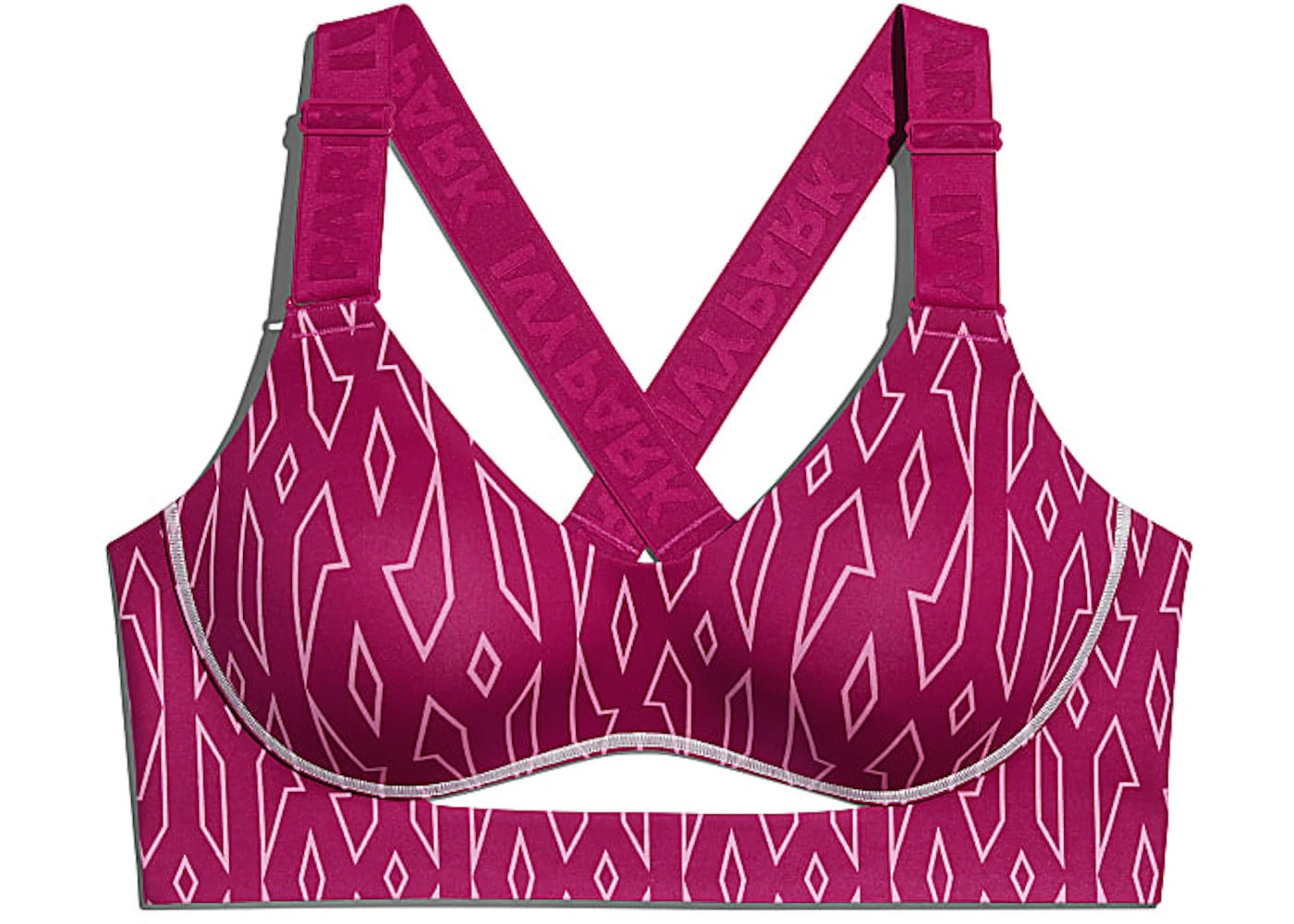 adidas Ivy Park Medium-Support Monogram Cutout Bra (Plus Size) Bold Pi ...