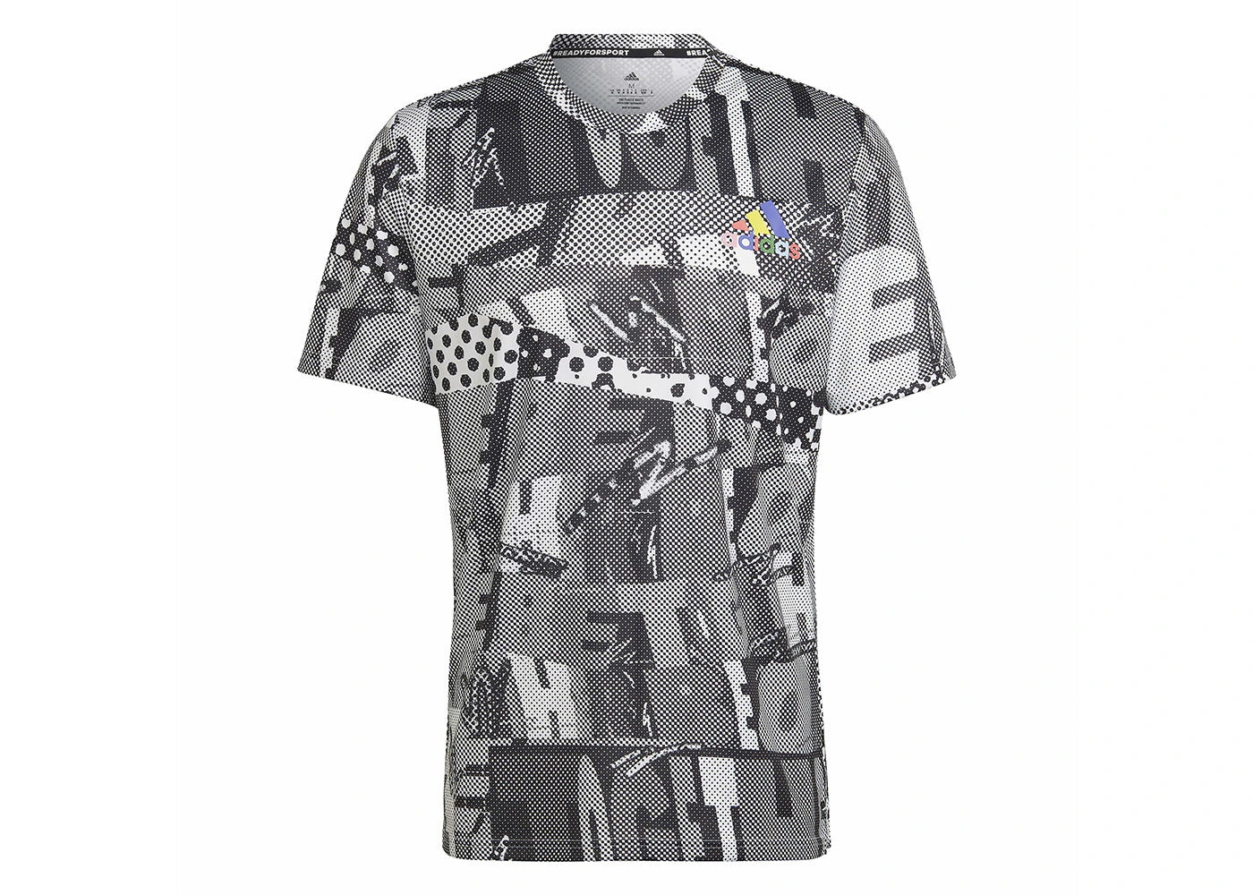 adidas Kris Andrew Small Training Tee Black/White – Side Kicks