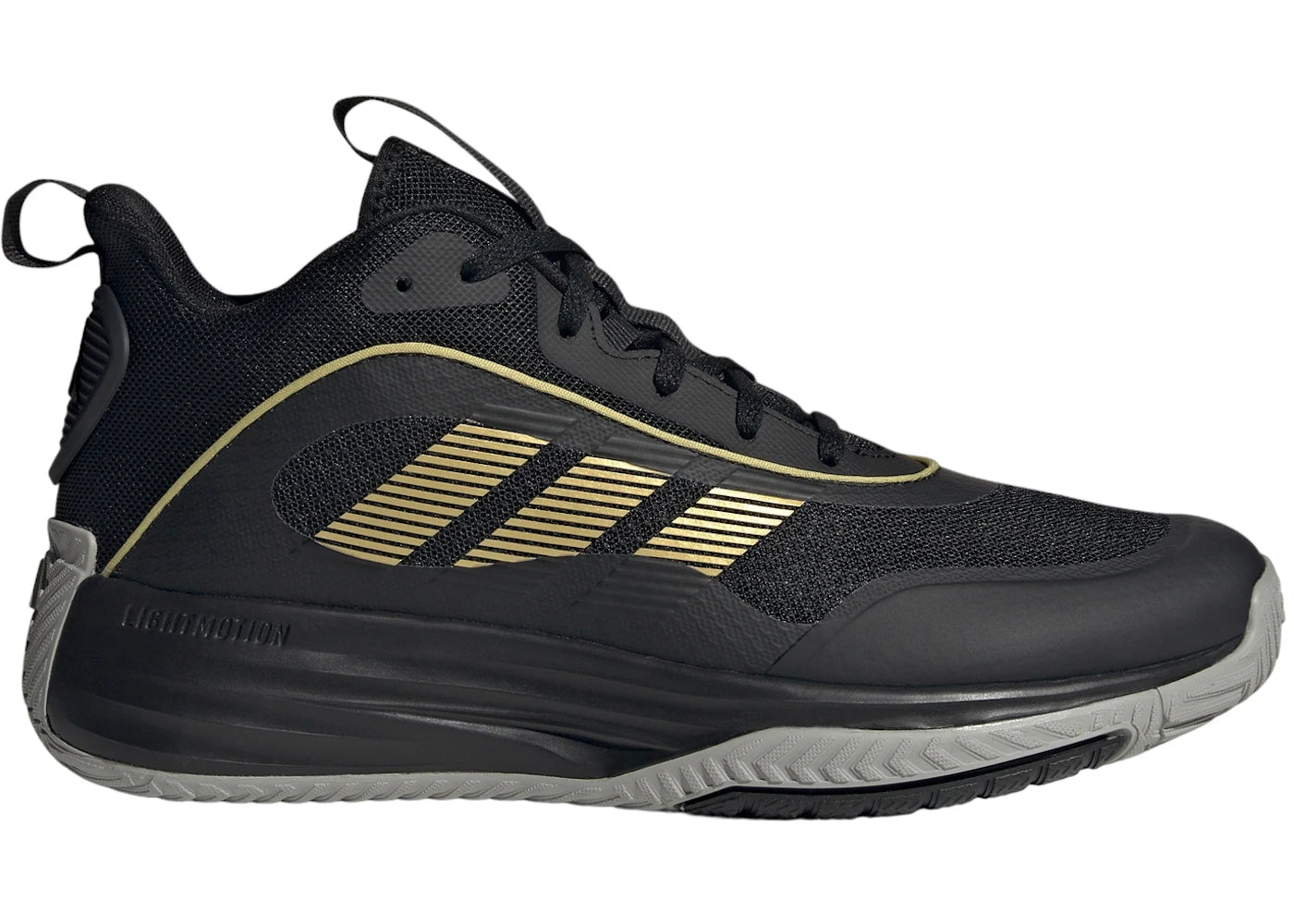 adidas Own The Game 3 Core Black Gold Metallic Mgh Solid Grey – Side Kicks