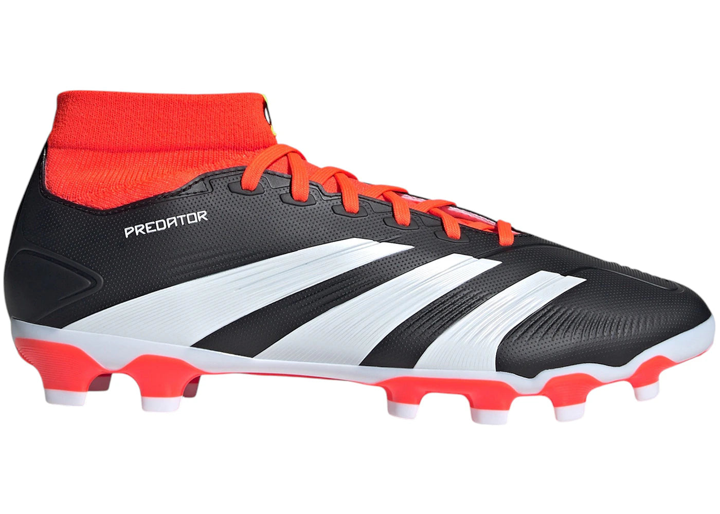 adidas Predator 24 League Sock MG Core Black Cloud White Solar Red ...