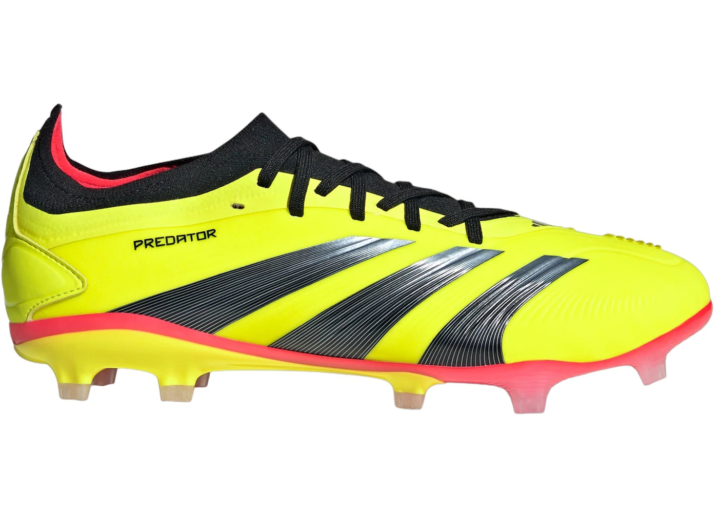 adidas Predator 24 Pro FG Team Solar Yellow Core Black Solar Red – Side ...