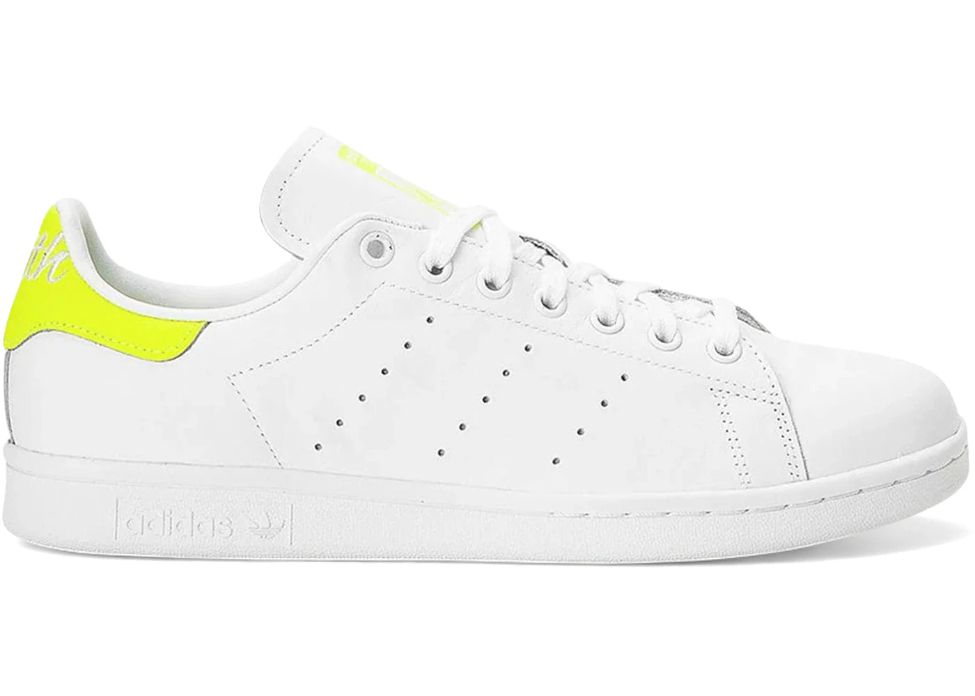 adidas Stan Smith White Neon Yellow – Side Kicks