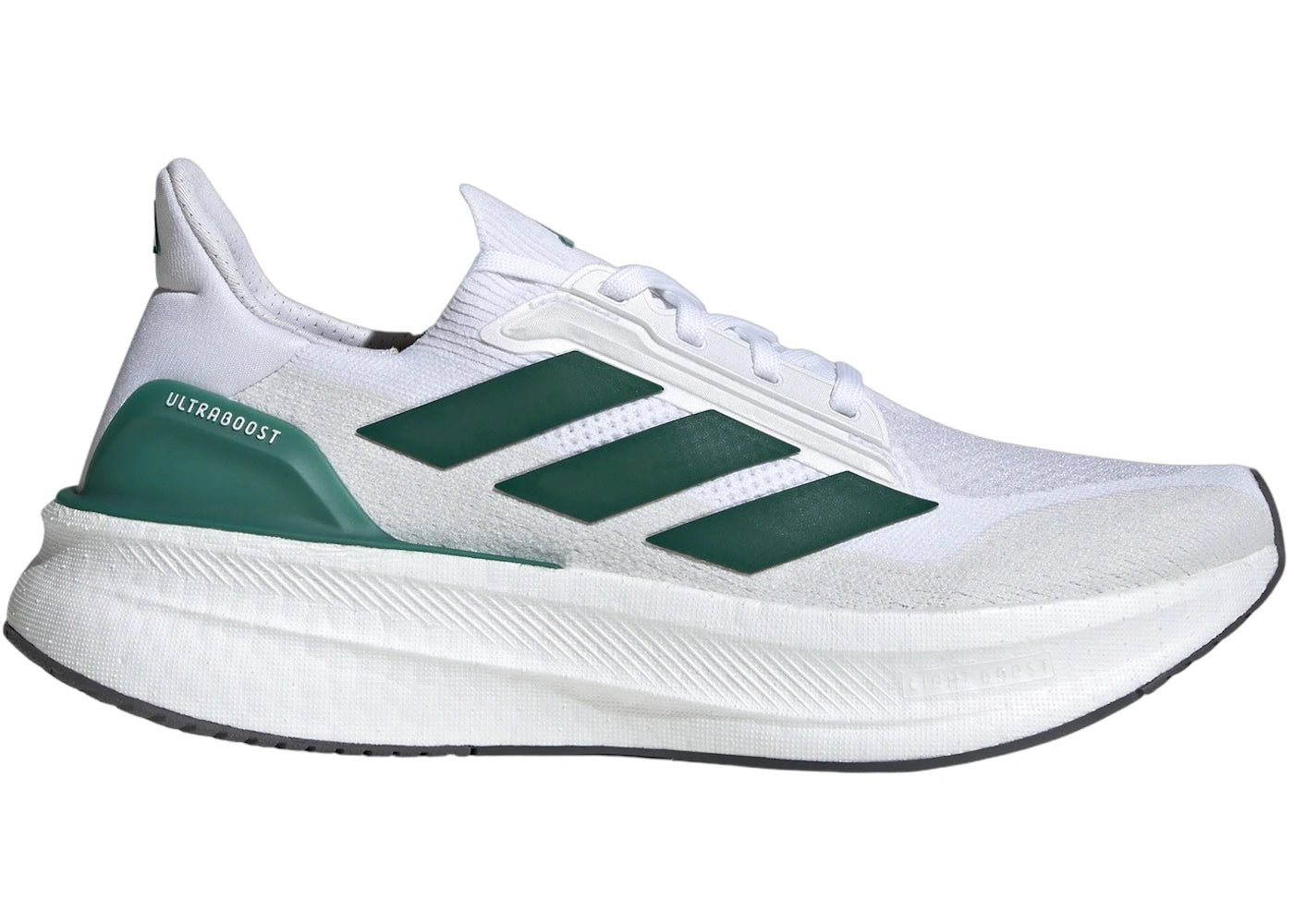 adidas Ultra Boost 5X Cloud White Collegiate Green Crystal White – Side ...