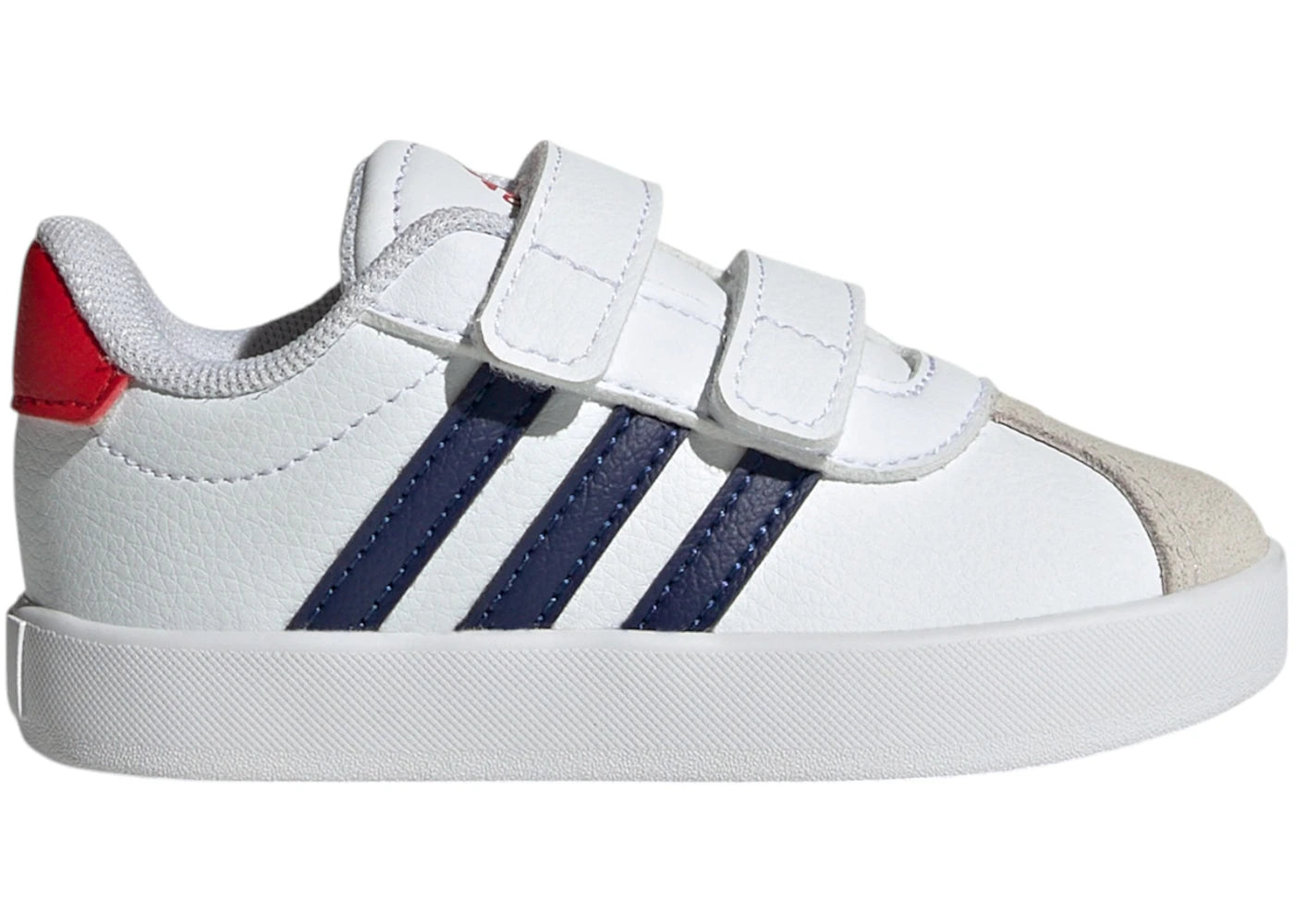 adidas VL Court 3.0 Cloud White Dark Blue Better Scarlet (TD) – Side Kicks