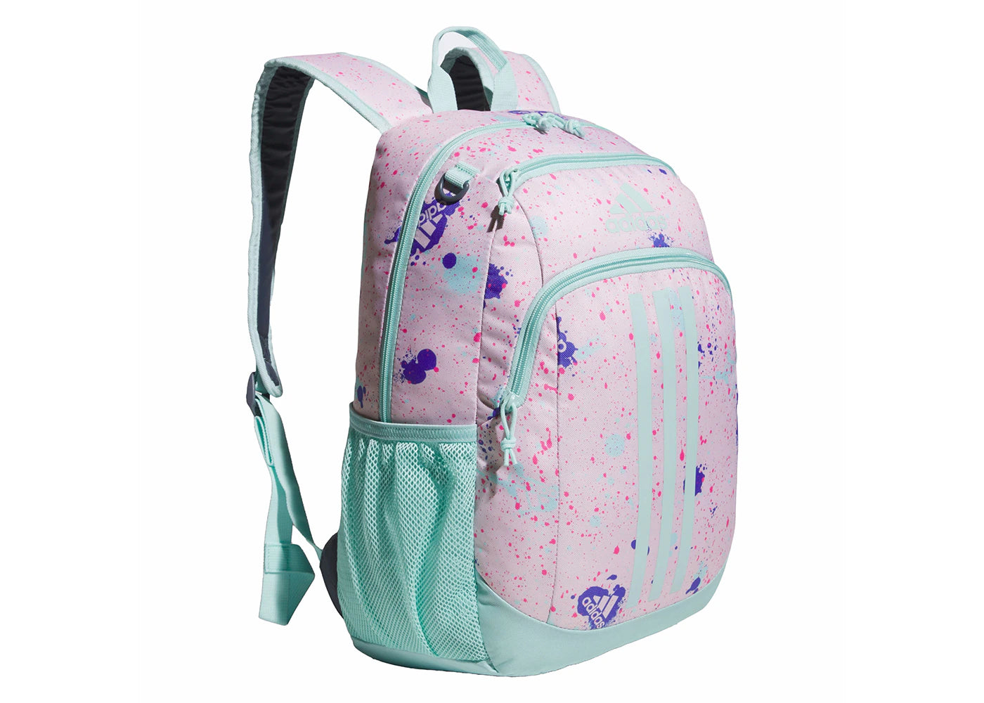 adidas Young BTS Creator 2 Backpack Light Pink/Semi Flash Green – Side ...