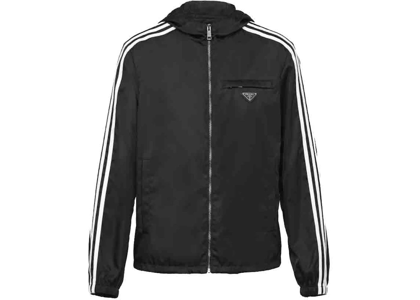 adidas for Prada Re-Nylon Hooded Track Jacket Black – Side Kicks